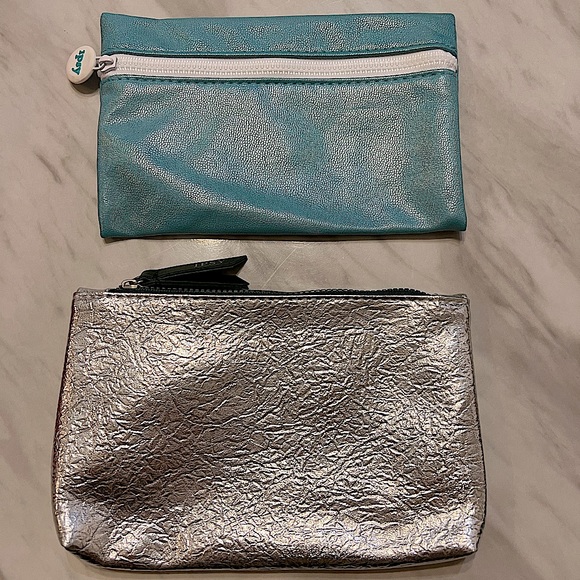 ipsy | Bags | Ipsy Bag One Blue And One Silver | Poshmark